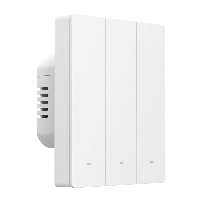 Smart wall switch SONOFF M5-3C-80W Matter (3-channel, to frame) – Grozs.lv