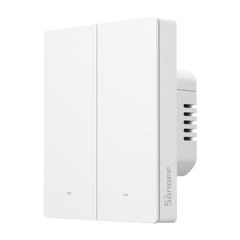 Smart wall switch SONOFF M5-2C-80W Matter (2-channel, to frame) – Grozs.lv